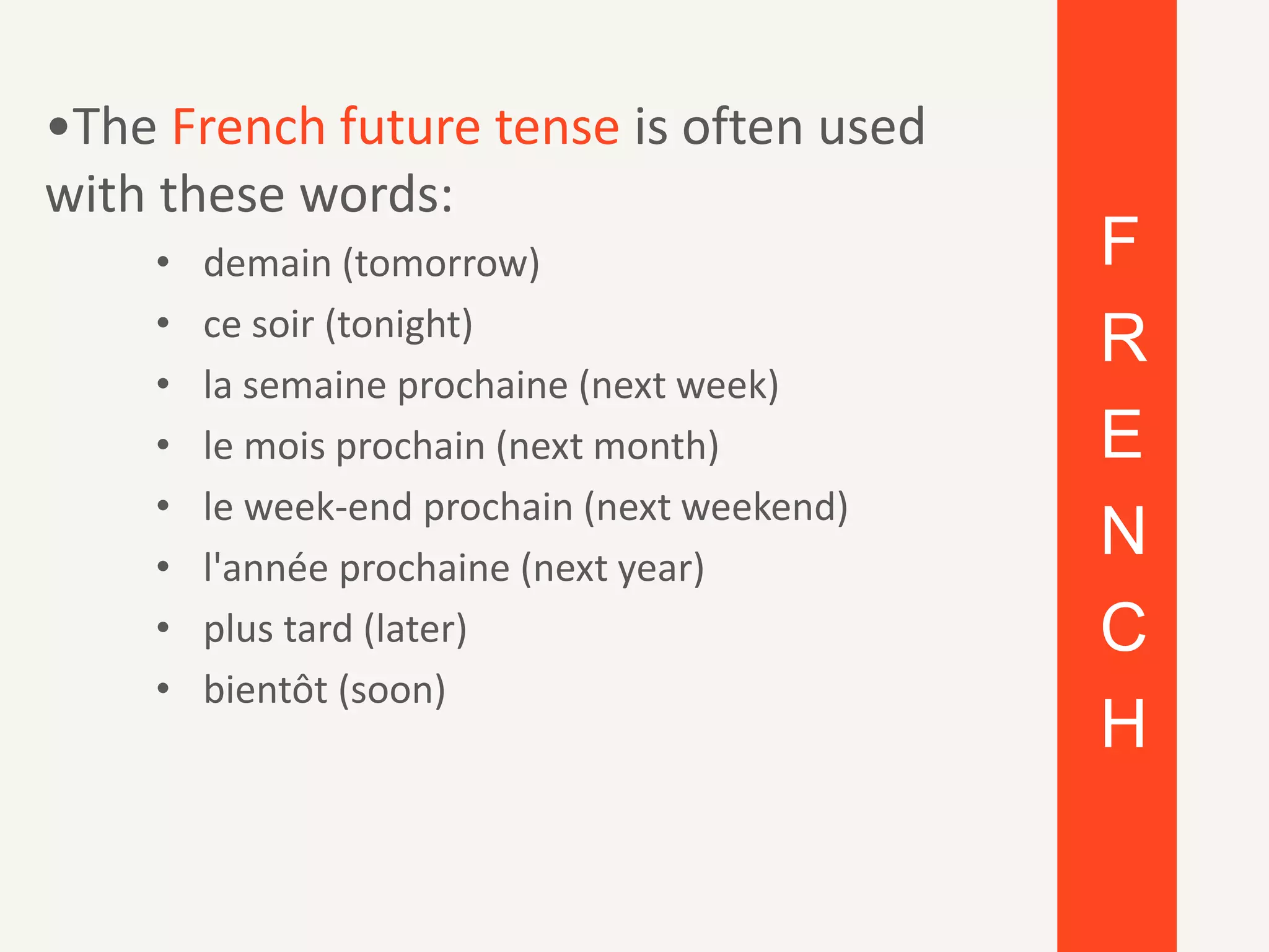 French future tenses | PDF