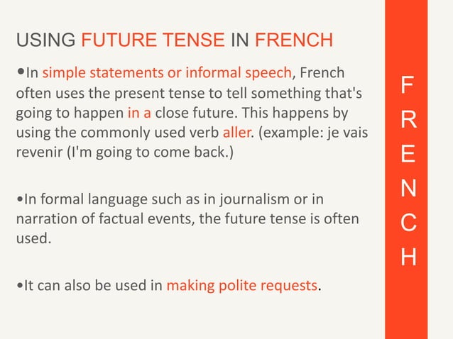 French future tenses | PPT