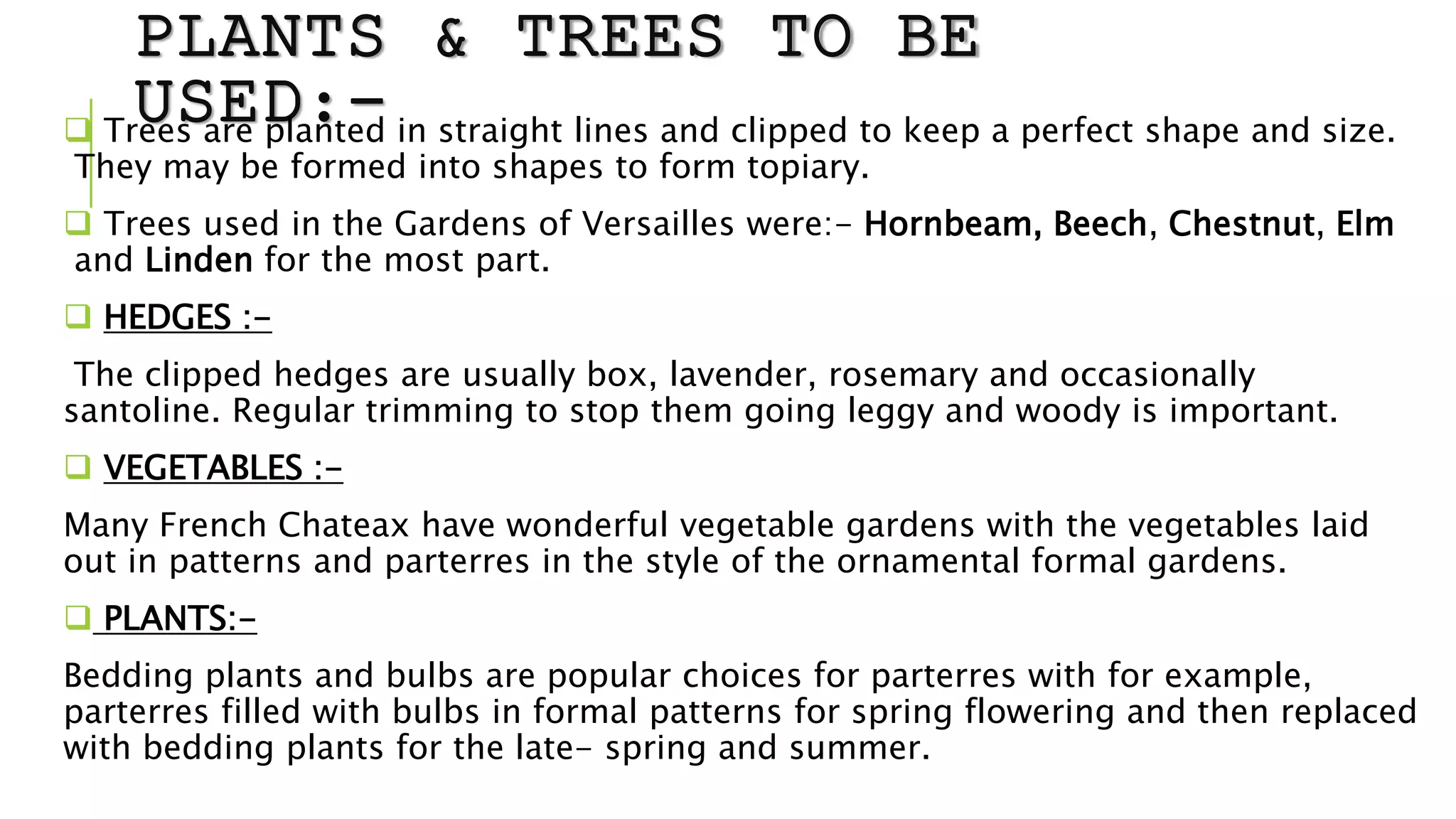 French garden ppt | PPTX