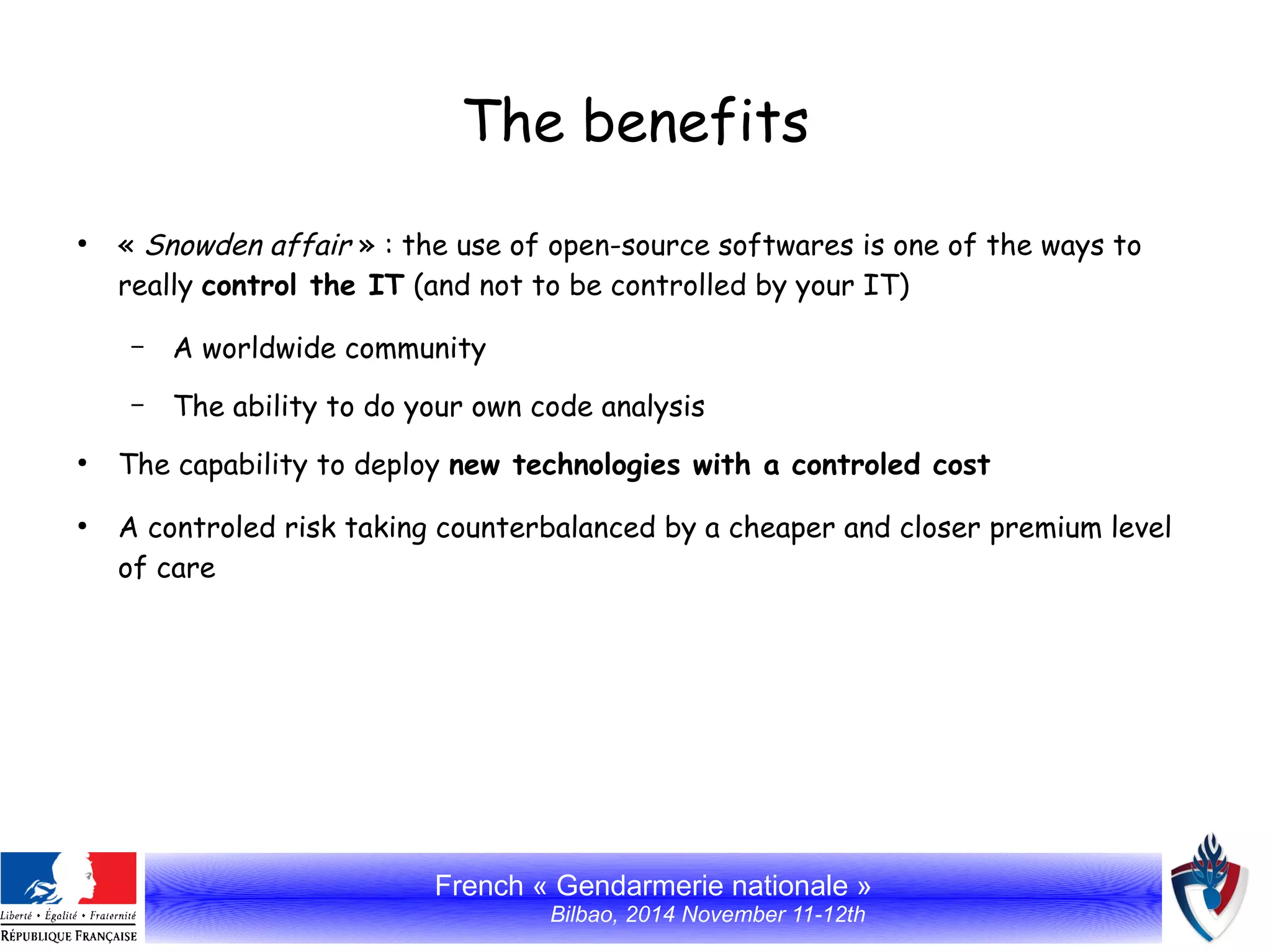 French gendarmerie nationale_ubuntu__libre_con_2014_bilbao | ODP
