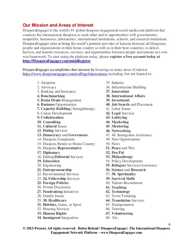 French global diaspora, immigrants and refugees - platform for the ...