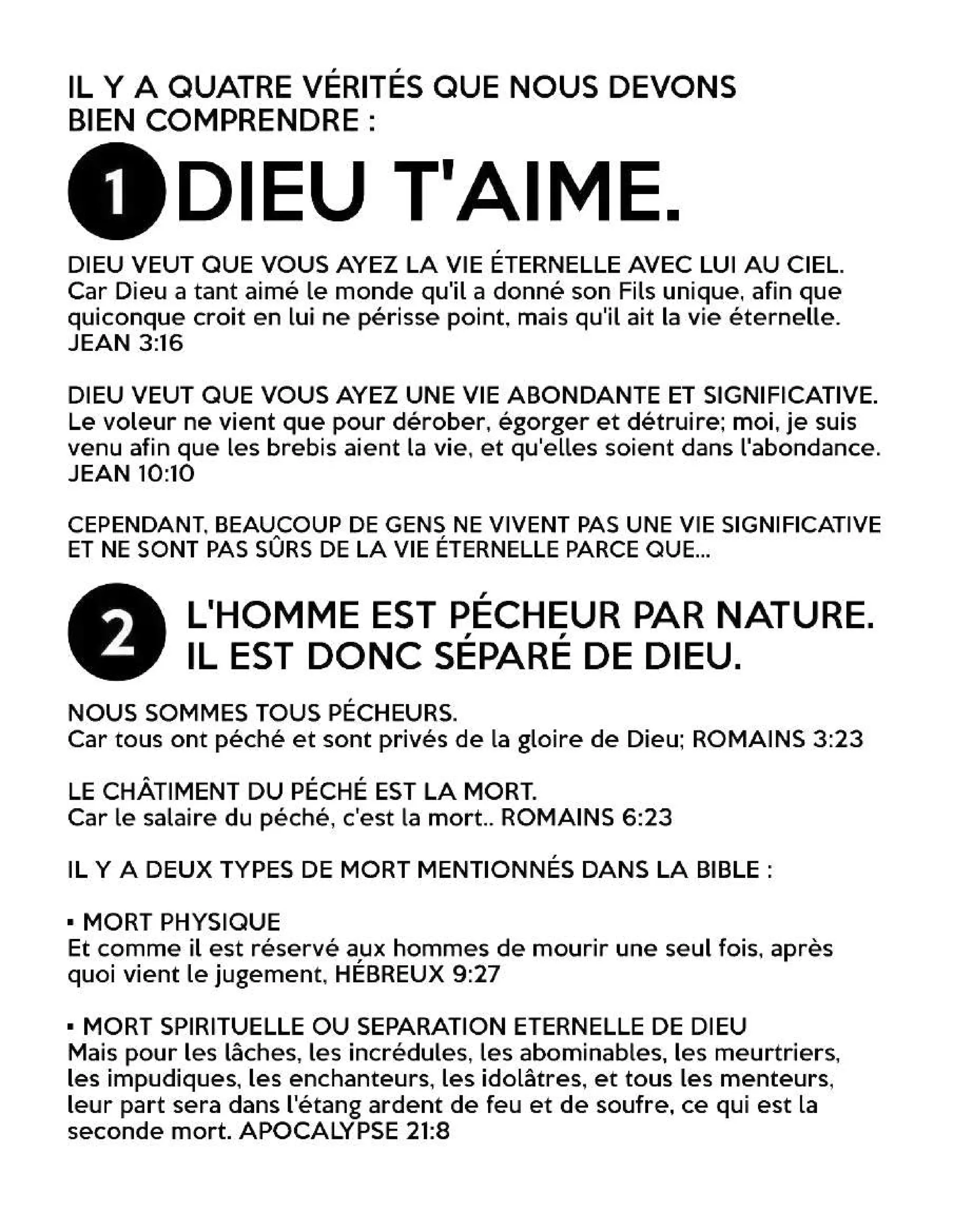 French Gospel Tract - A Memorial to Mary of Bethany | PDF ...