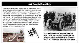 History about the first French Grand Prix year 1906 | PDF