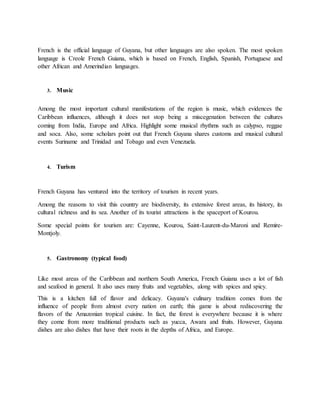 French guyana (english 1) | DOCX