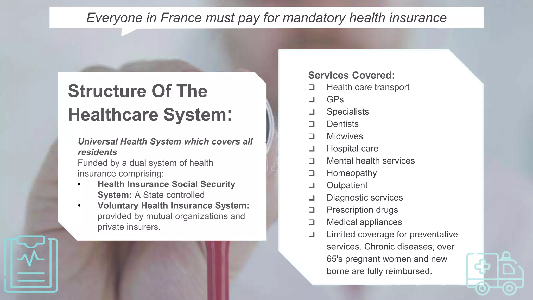 French healthcare system | PPTX