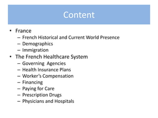 French health care system | PPTX