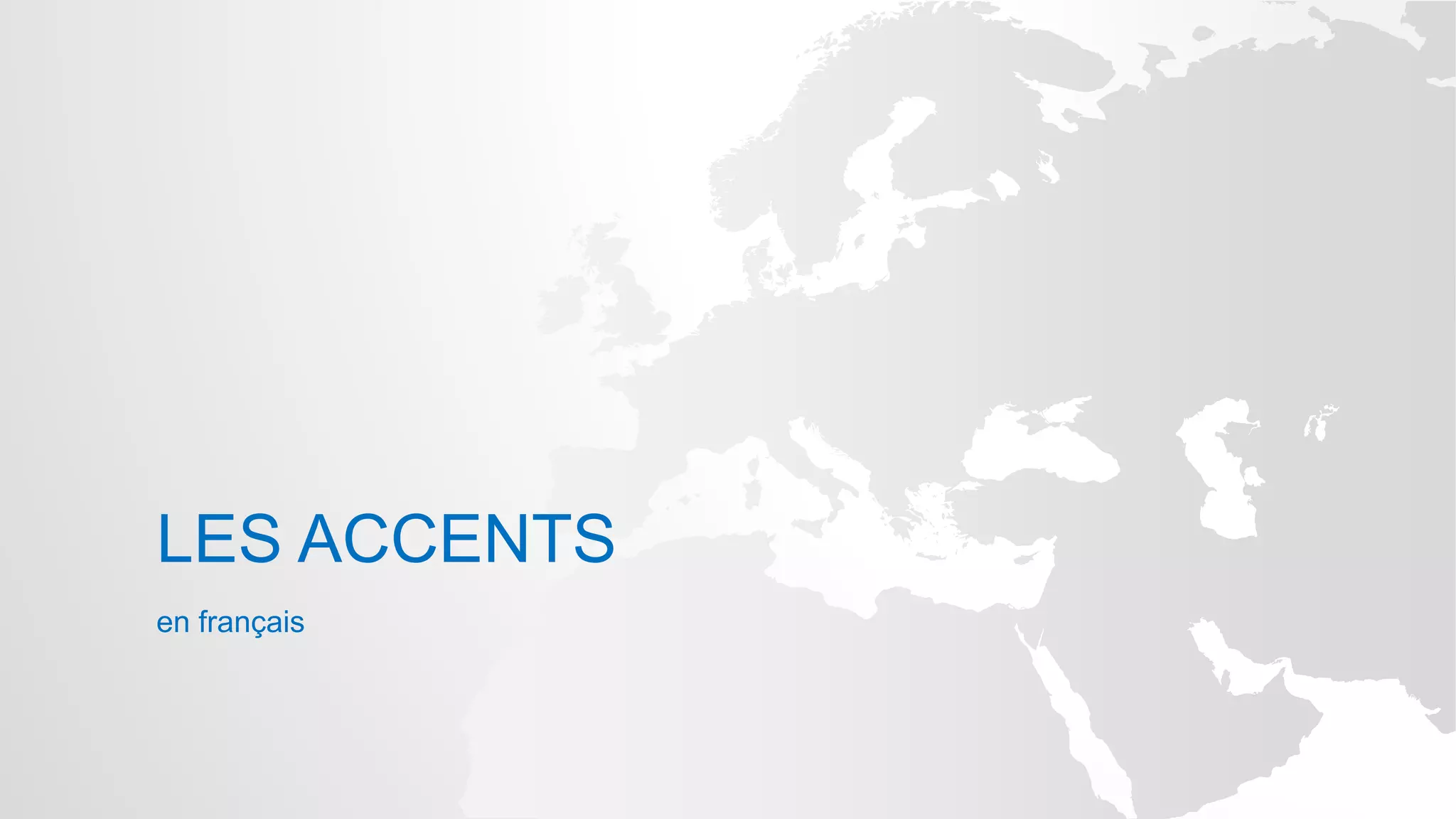 French i accent marks | PPTX