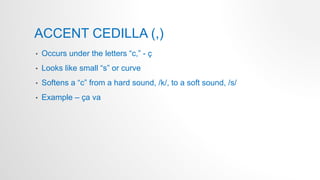 French i accent marks | PPT