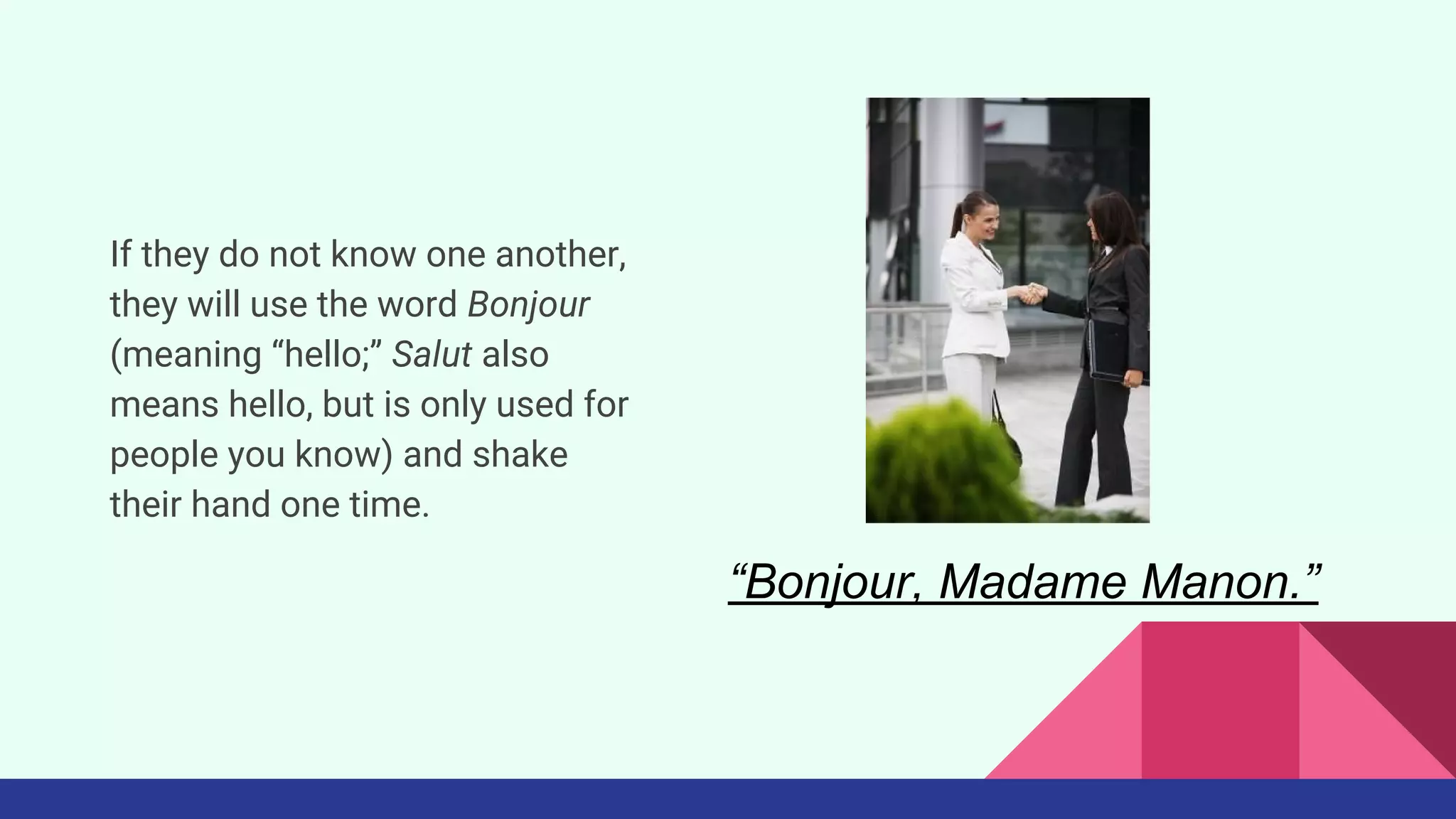 French i; lesson 1 a | PDF