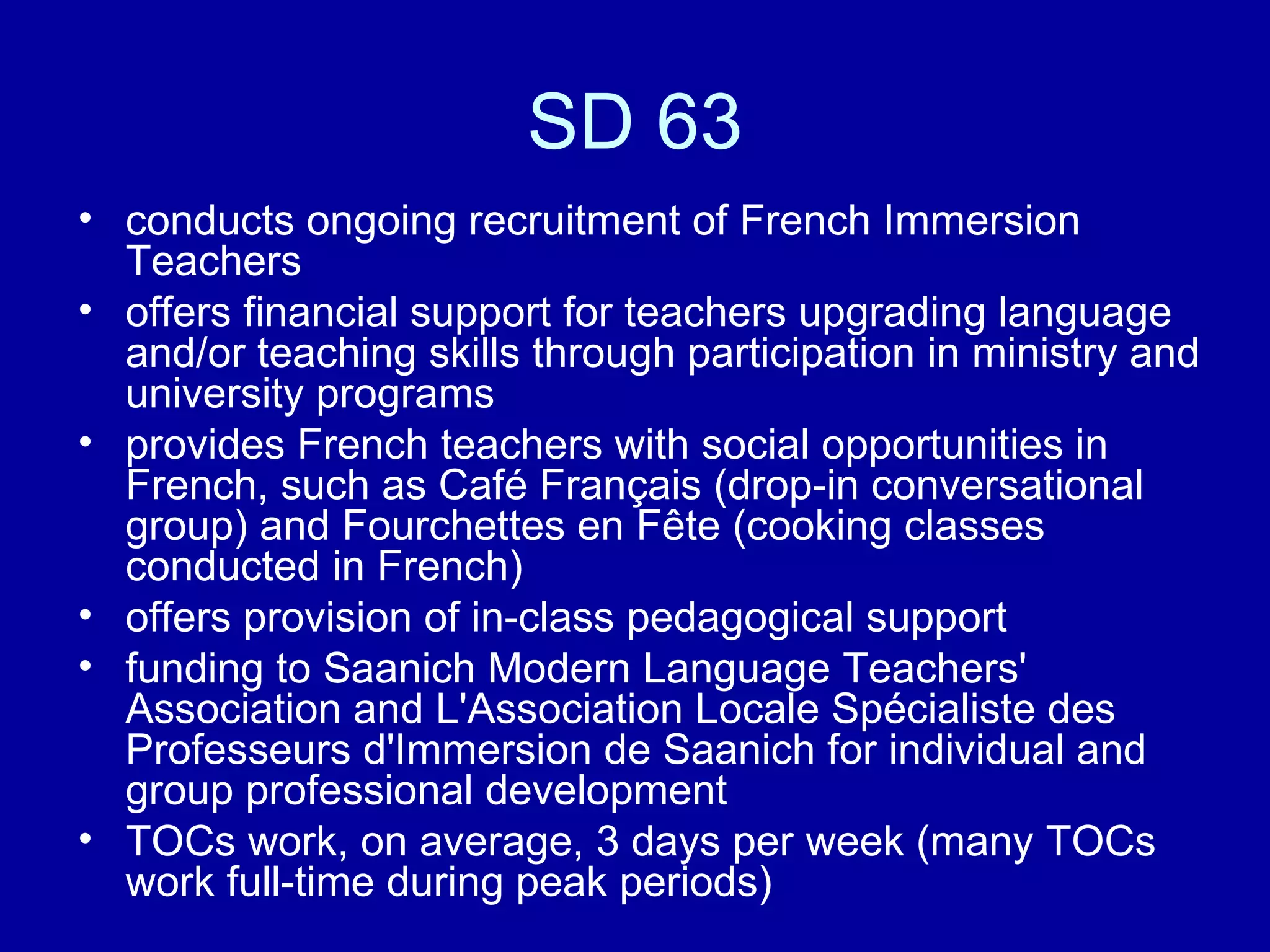 French immersion for student teachers | PPT