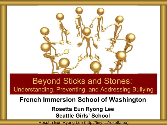 French Immersion School Bullying | PPT