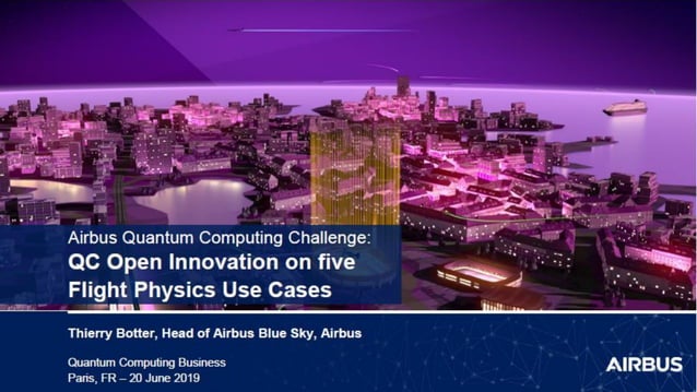 French industrial quantum use cases: Airbus | PDF