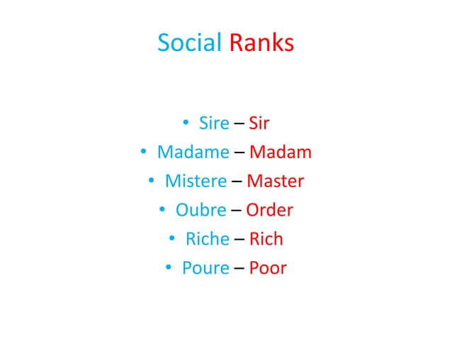 French influences on English | PPTX