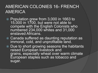 French in north america | PPTX