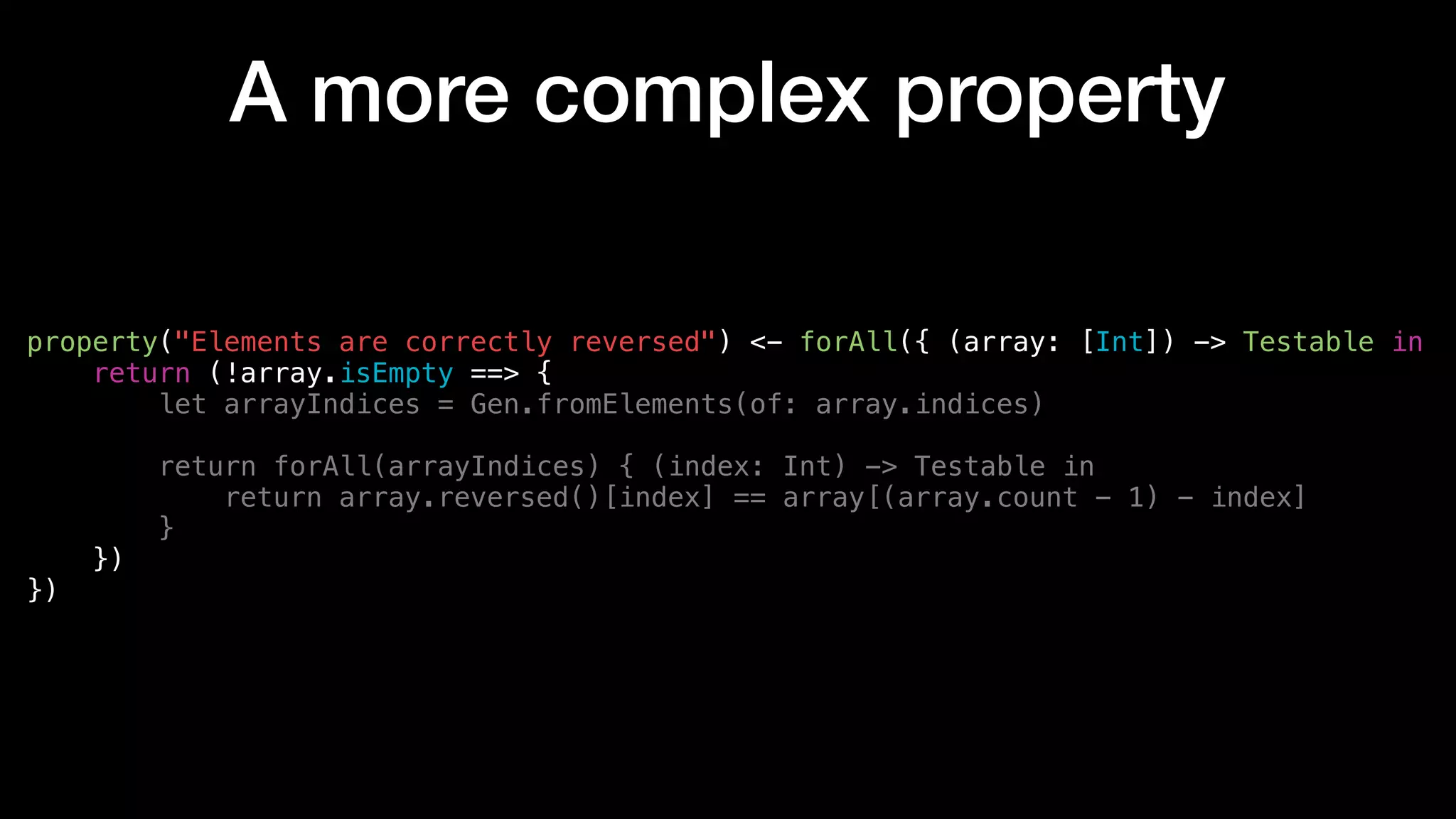 An introduction to property-based testing | PPT
