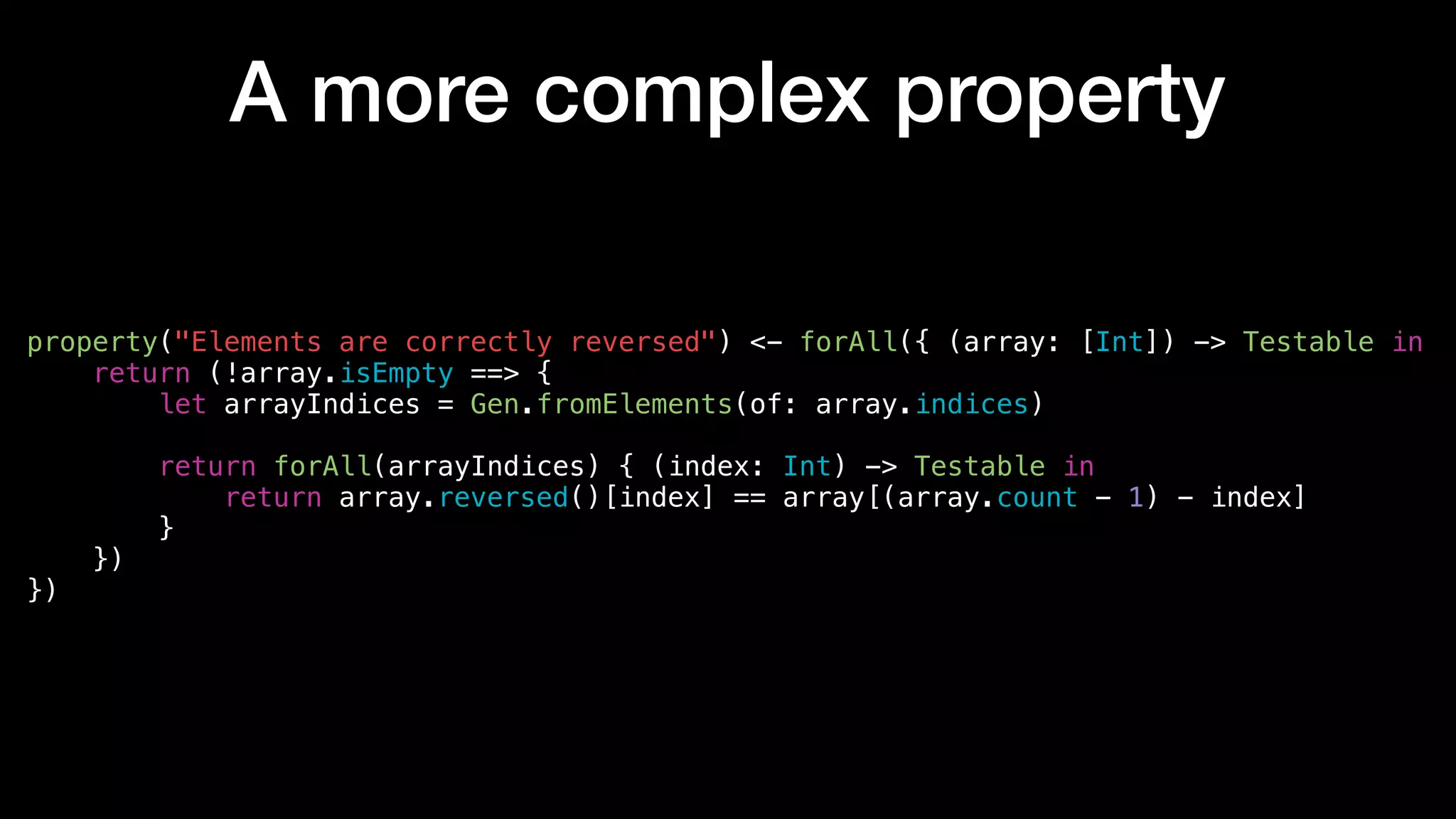 An introduction to property-based testing | PPT
