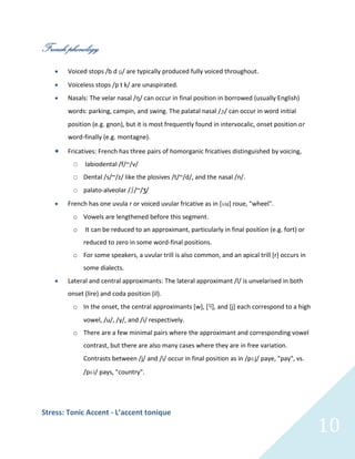 French language assignment | DOCX