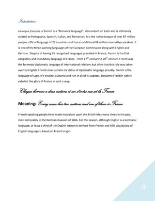 French language assignment | DOCX