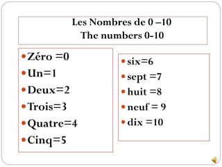 Numbers In French 1 1000