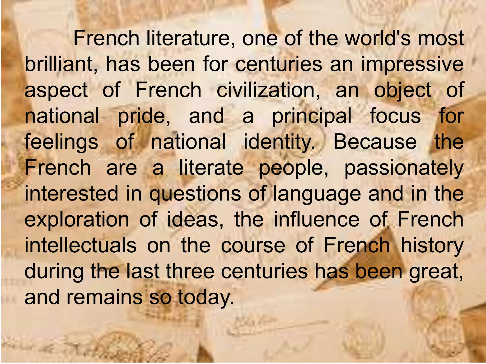 French lit | PPTX