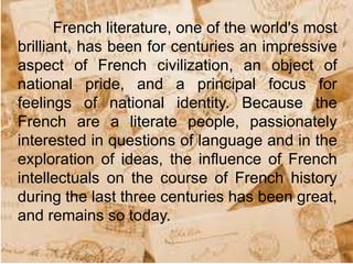 French lit | PPTX