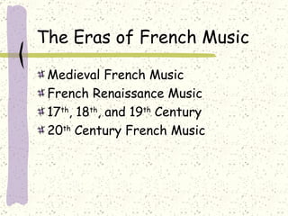 French Music | PPT