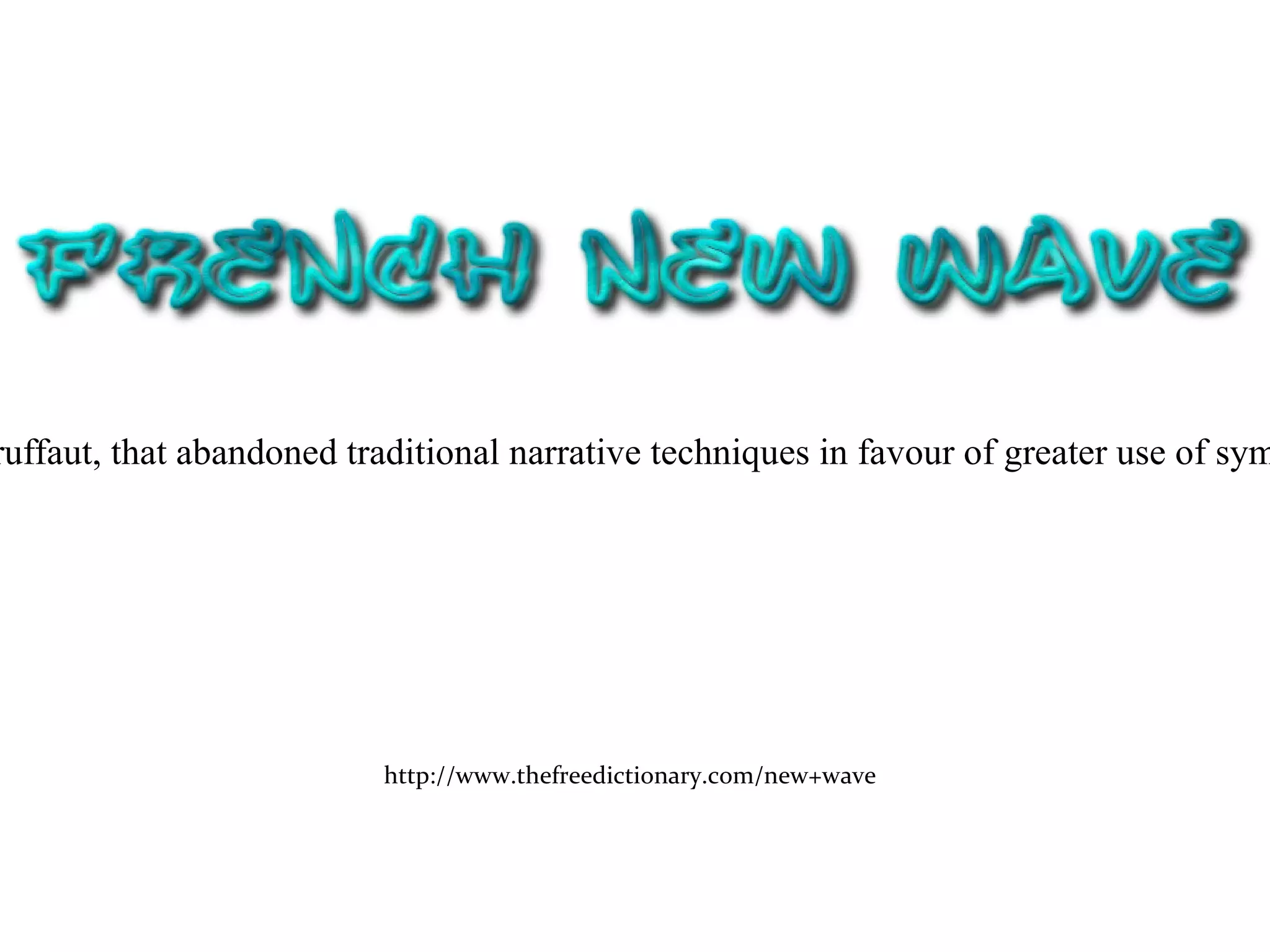 French new wave | PPT