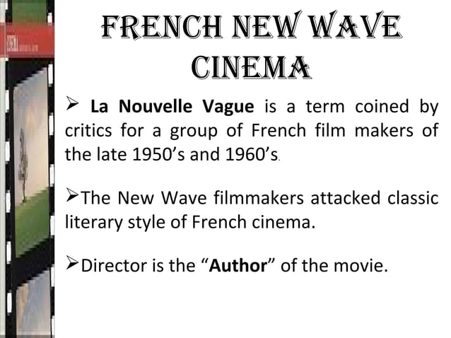 French new wave cinema | PPT