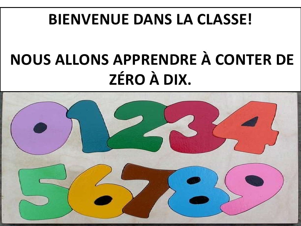 FRENCH: LES NOMBRES DE 0 - 10