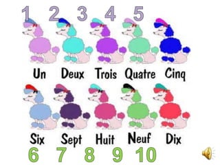 French numbers 1 10 | PPTX