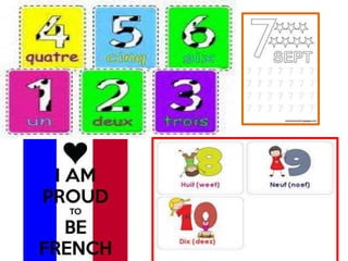 French numbers 1 10 | PPTX