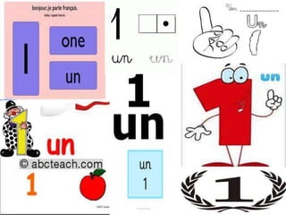 French numbers 1 10 | PPTX