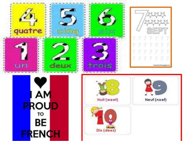 French Numbers 1 10 French Numbers 1 10