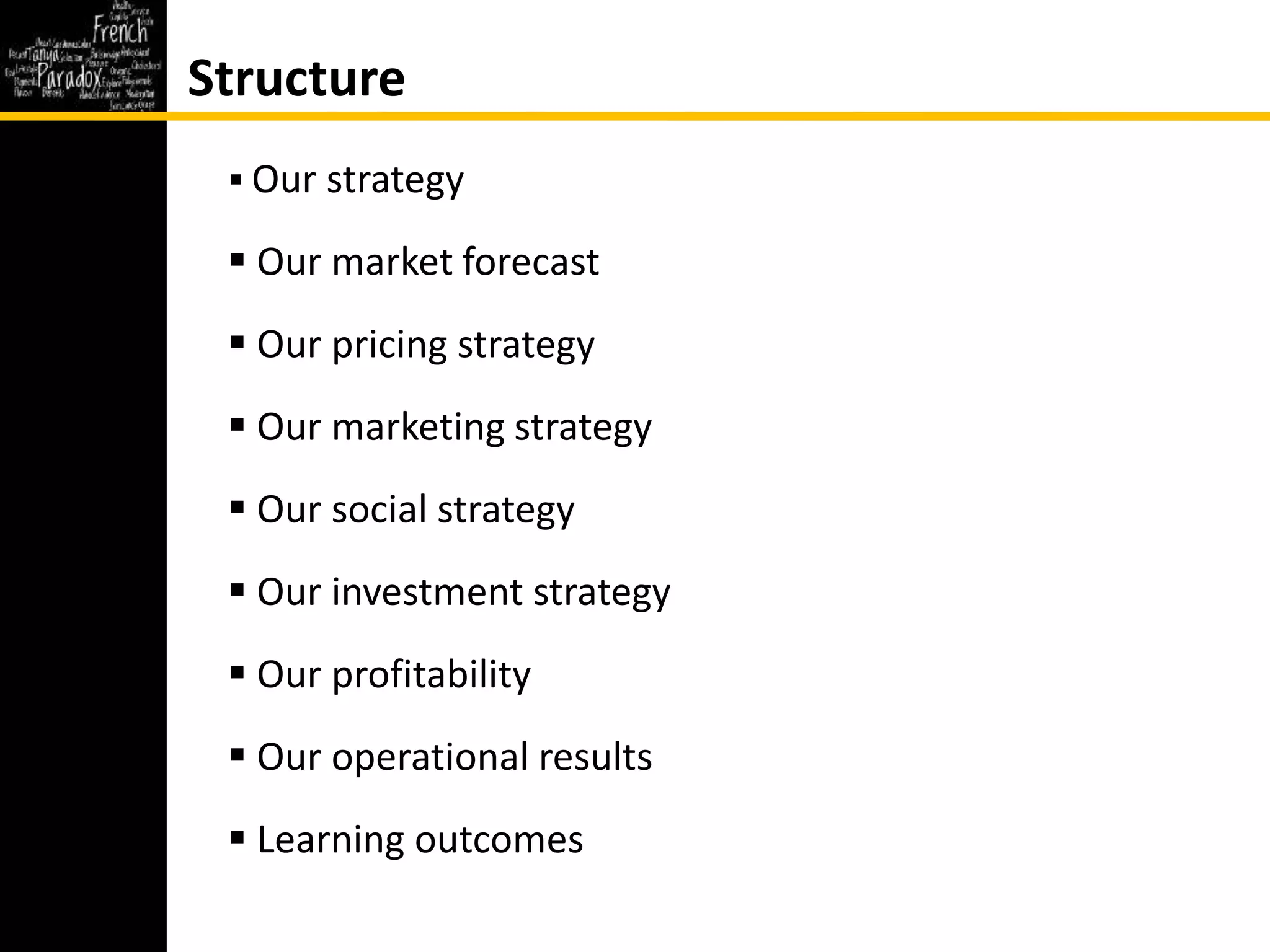 Richard Sagala, Paolo Dinis, French Paradox Business forecasting ...
