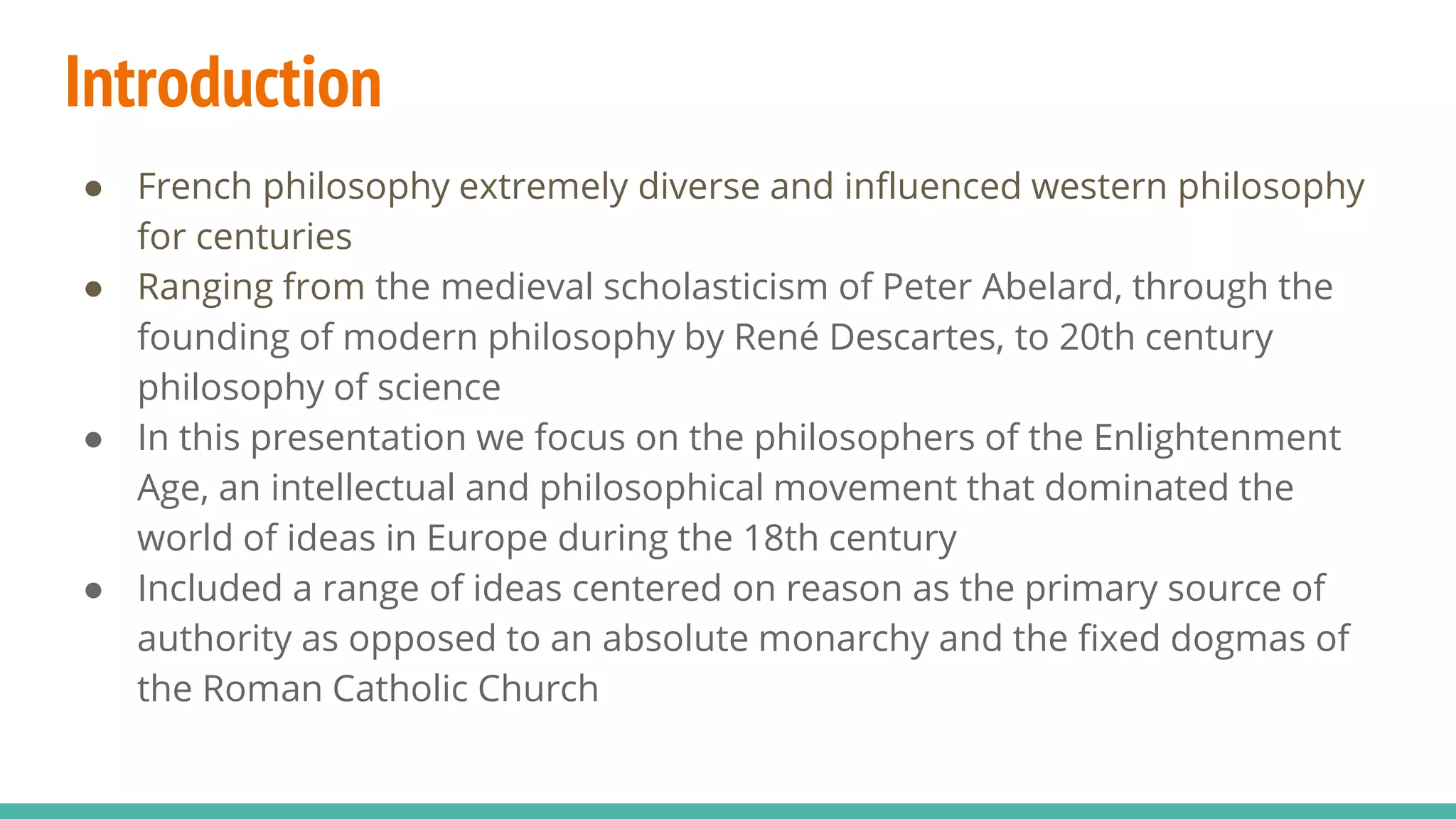 French philosophers | PDF