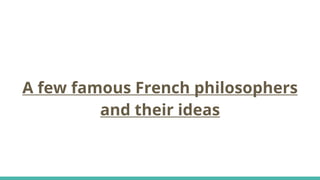 French philosophers | PDF