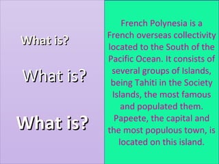 French polynesia | ODP