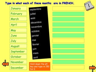 French powerpoint! | PPT