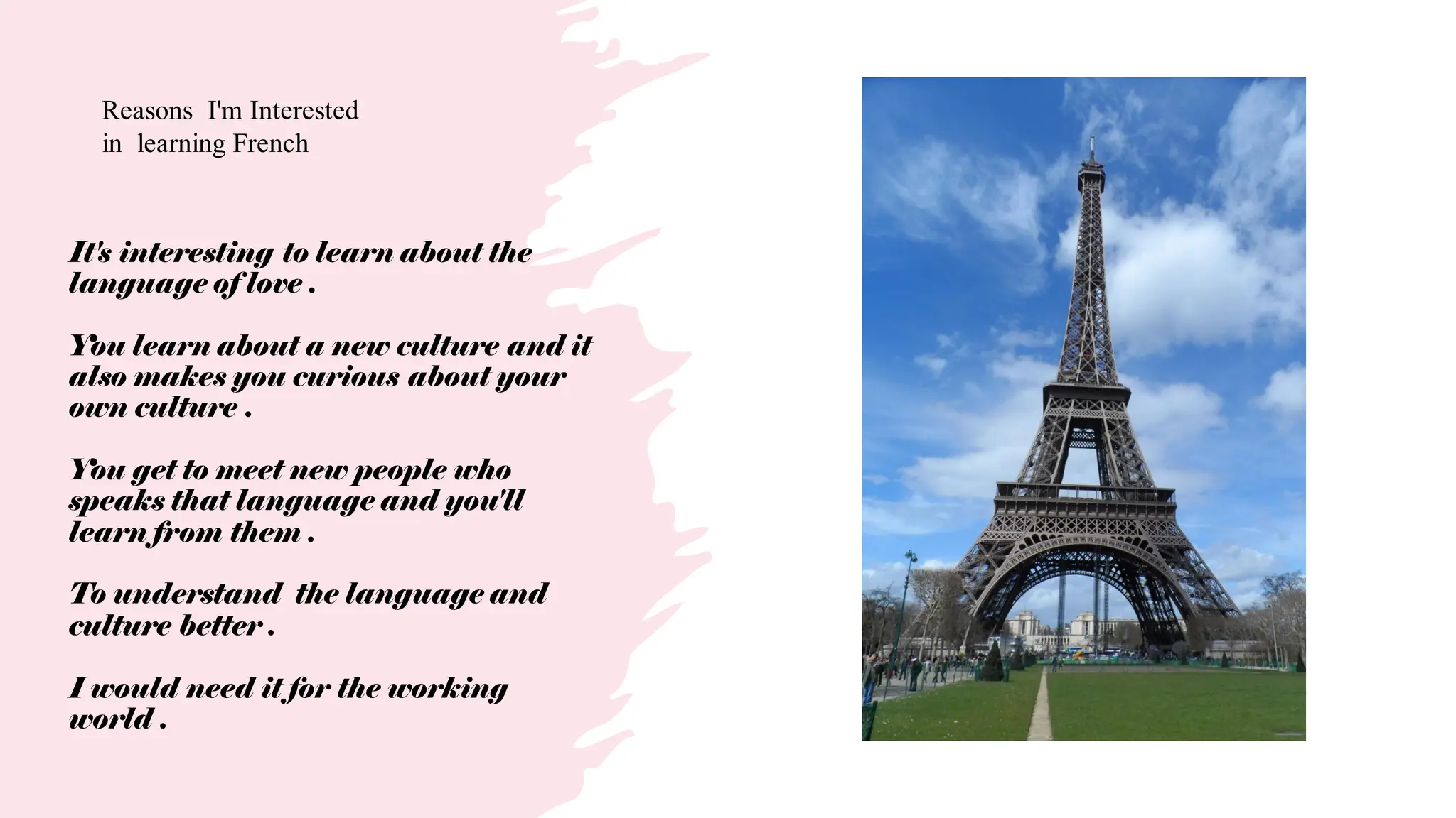 French Presentation-2 for French class.. | PDF