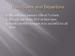 French Project Powerpoint | PPTX