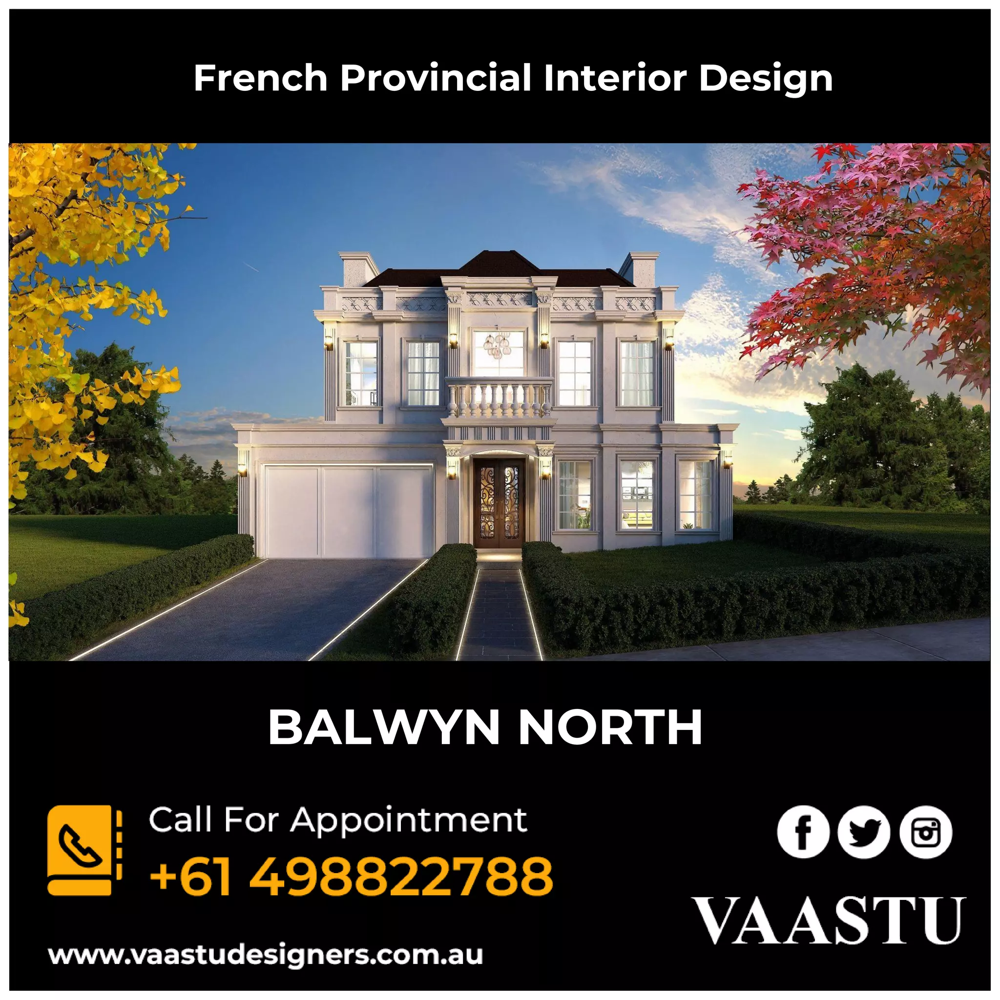 French Provincial Interior Design - Vaastu Designers | PDF