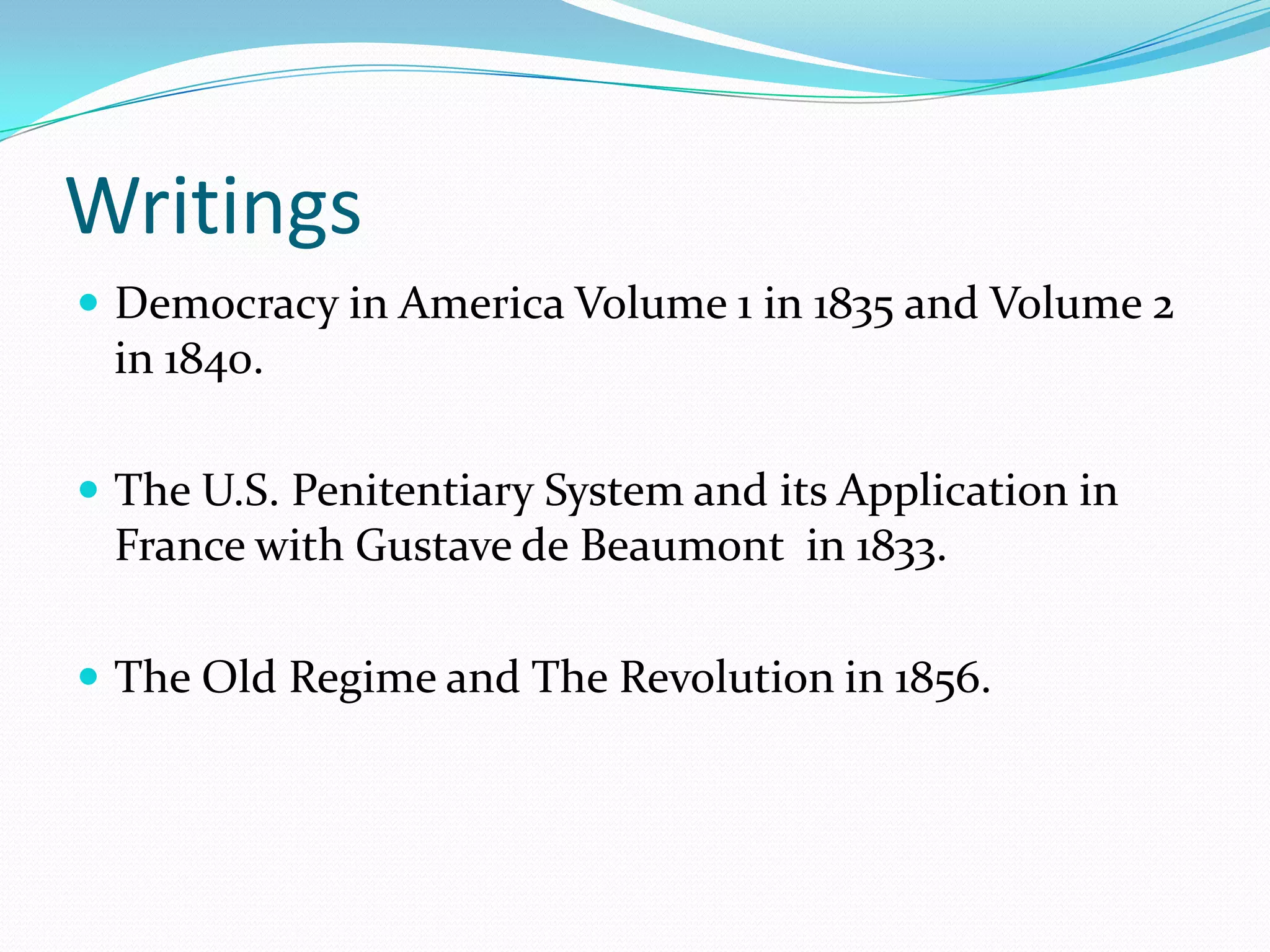 Anna Navarrete 1A Alexis de Tocqueville | PPT