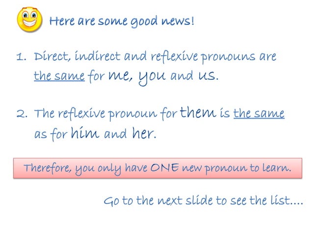 French reflexive pronouns | PPT