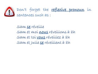 French reflexive pronouns | PPT