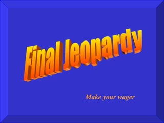 French rev jeopardy revised | PPT