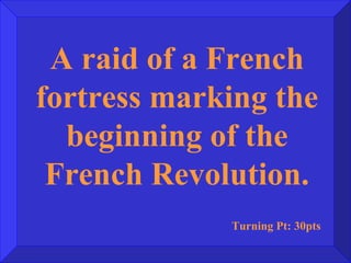 French rev jeopardy revised | PPT