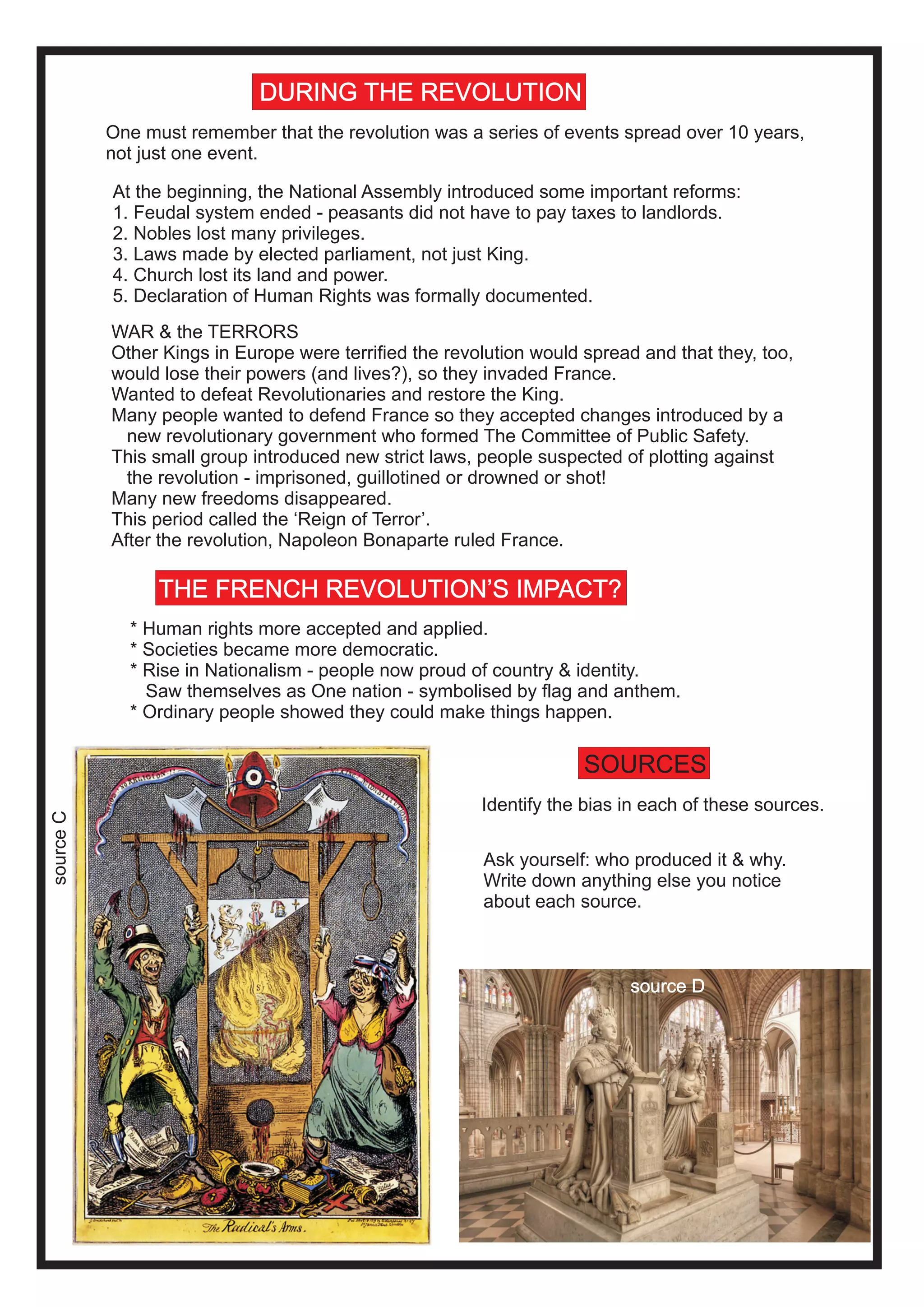 History Lynne Martin French revolution notes | PDF