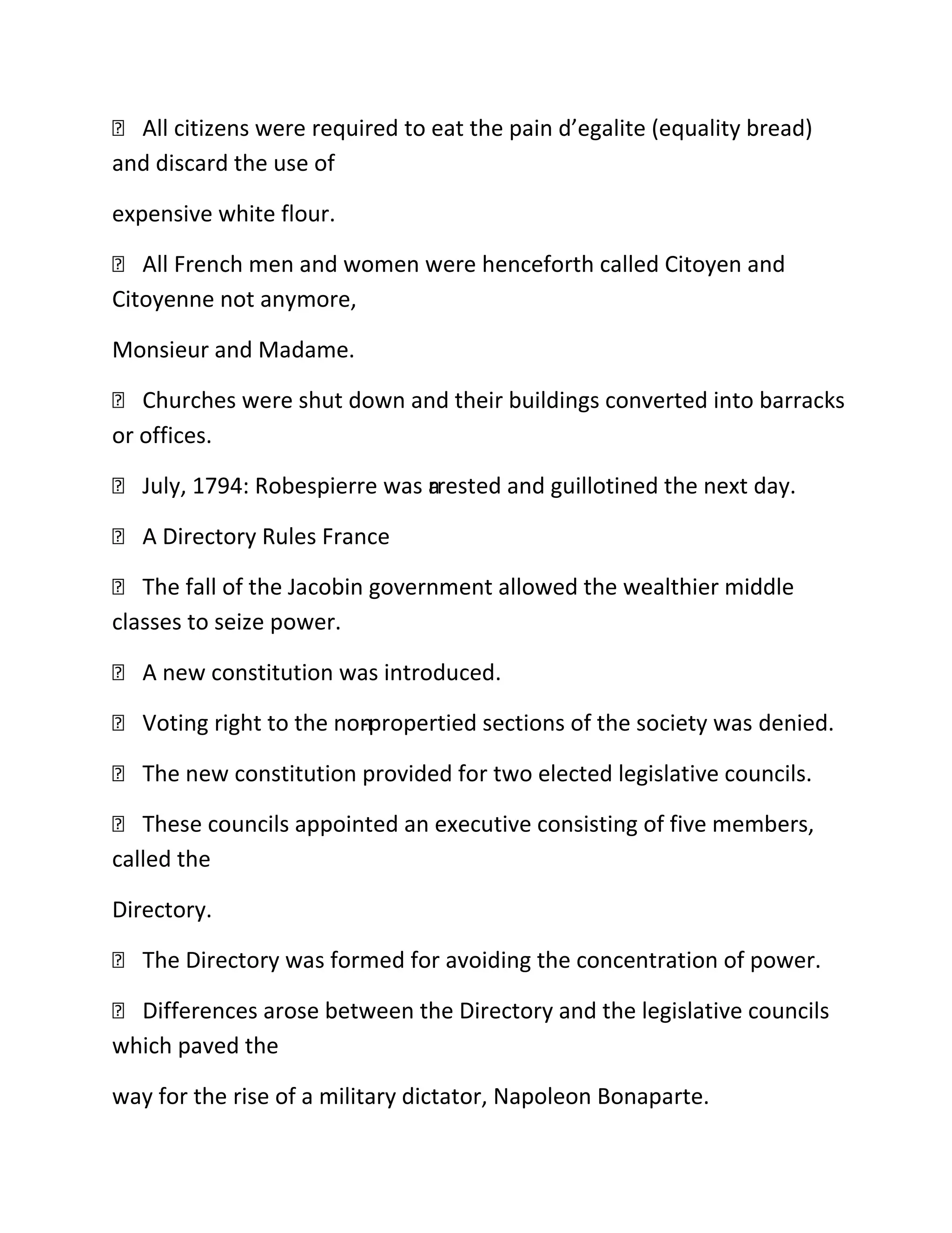 French revolution | DOCX