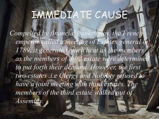 French revolution 1789 TO 1799 | PPTX