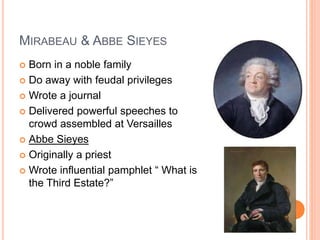 Mirabeau And Abbe Sieyes